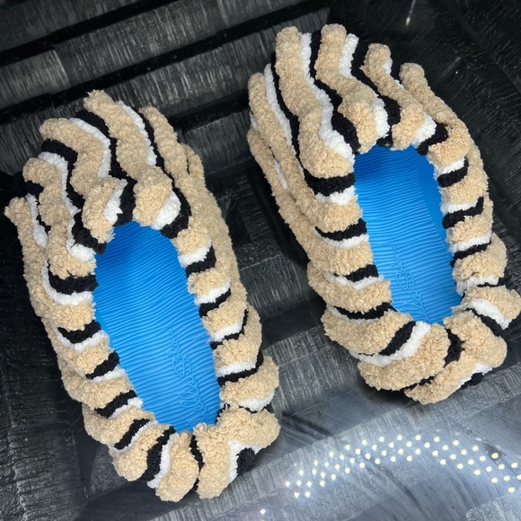 Shoes | Custom Crocsclogs Smoresyarn Crocs White Black Tansz 78 W ...